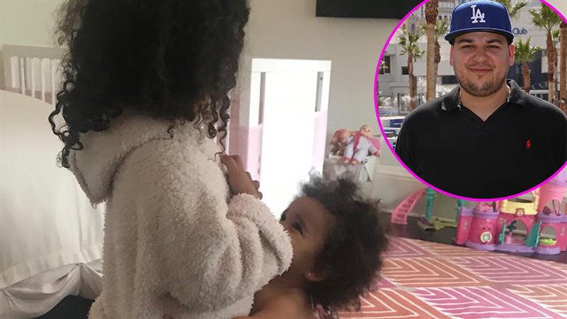 Rob Kardashian Shares Adorable Photos Of Daughter Dream Hugging North ...