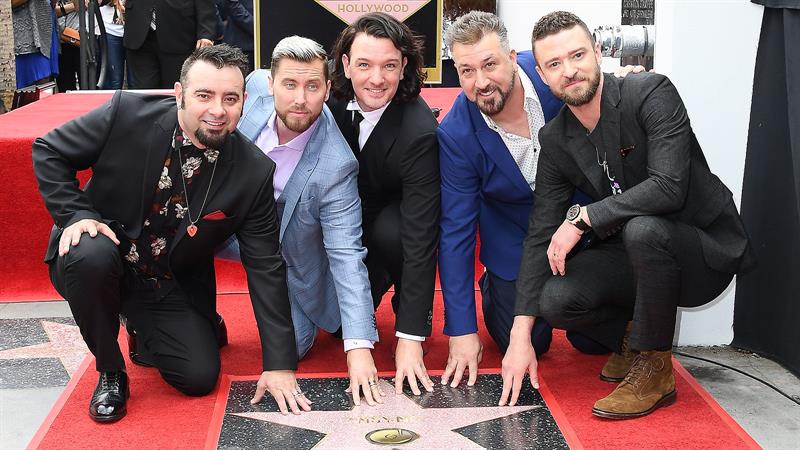 *NSYNC Celebrates Star On Hollywood Walk Of Fame With Epic Reunion ...
