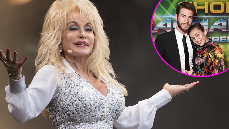 Miley Cyrus' Godmother Dolly Parton Gives Liam Hemsworth The Ultimate ...