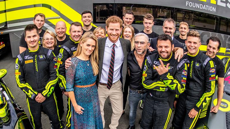 Prince Harry Meets With The Invictus Games Racing Team | Access