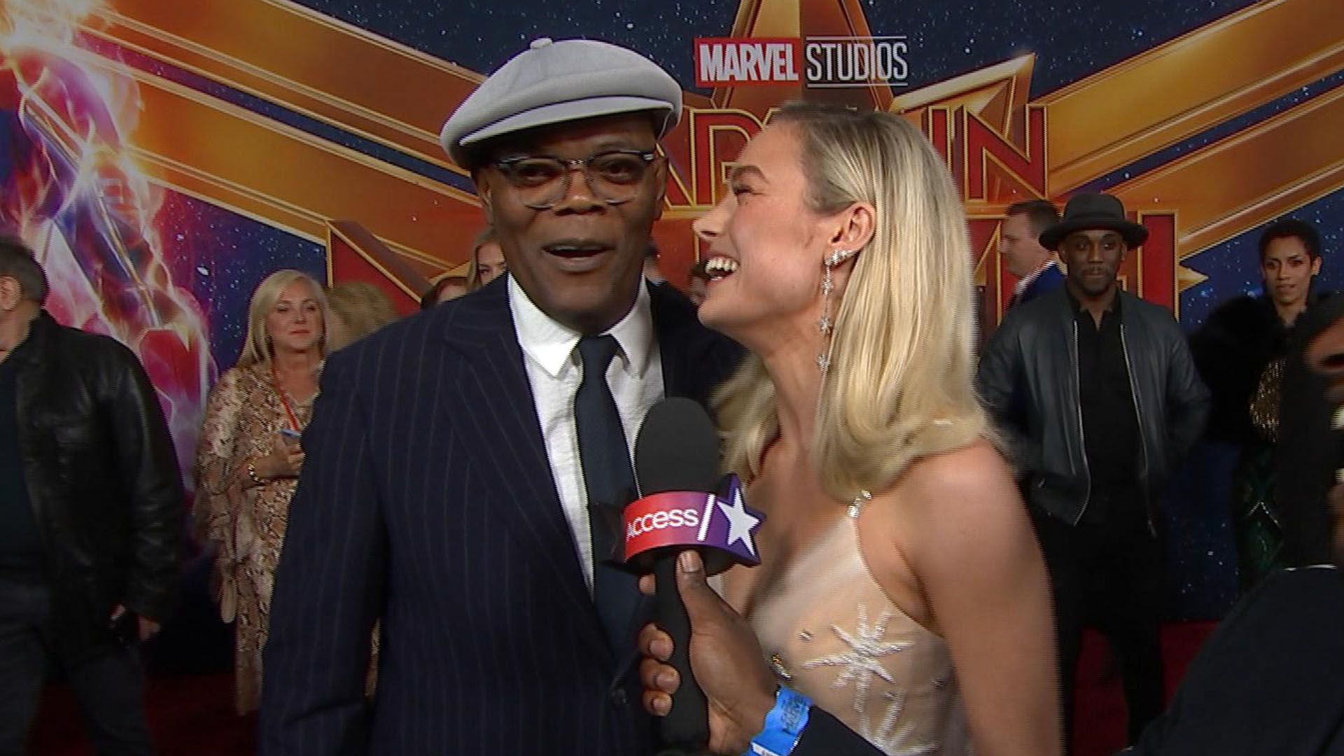 See Samuel L. Jackson Crash Brie Larson's Interview At The 'Captain ...