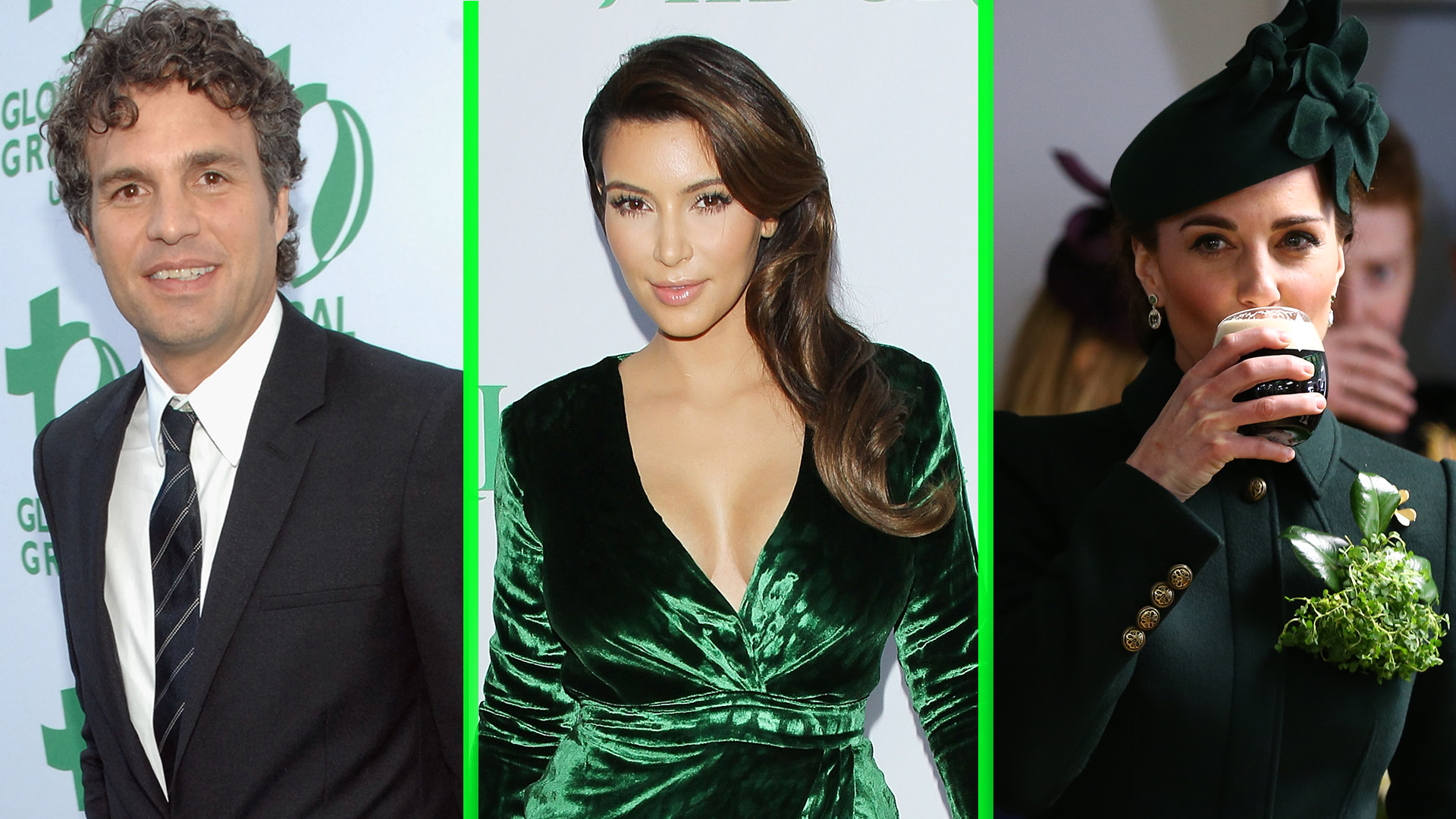 Mark Ruffalo, Kim Kardashian & More Stars Celebrate St. Patrick's Day ...