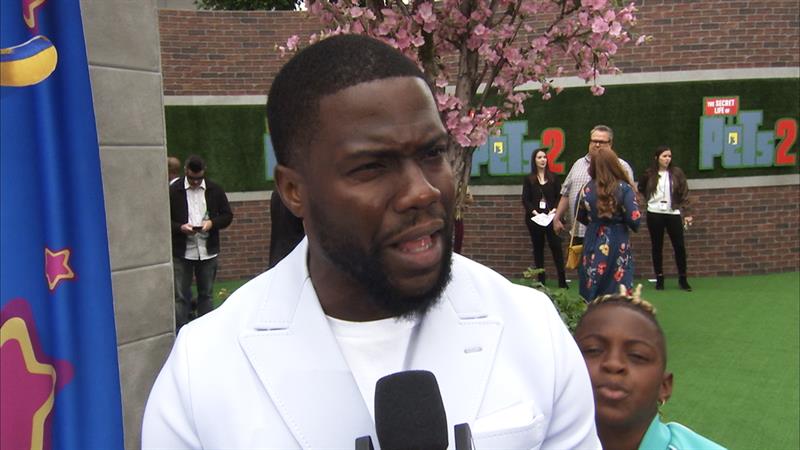 Kevin Hart's Son Adorably Crashes His 'Secret Life Of Pets 2' Interview ...
