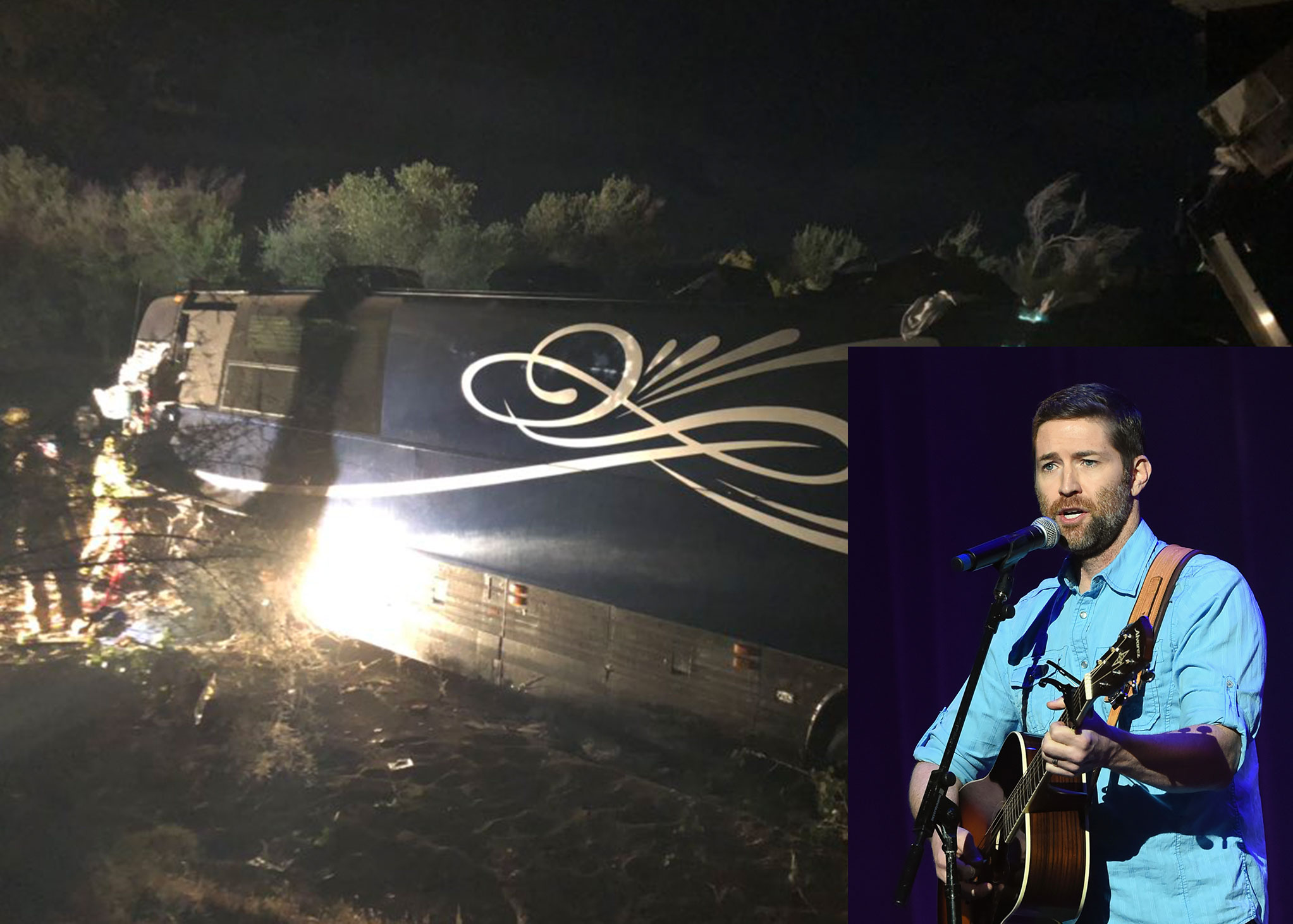 Country Singer Josh Turner’s Tour Bus Falls 80-Feet Off Cliff, Killing ...