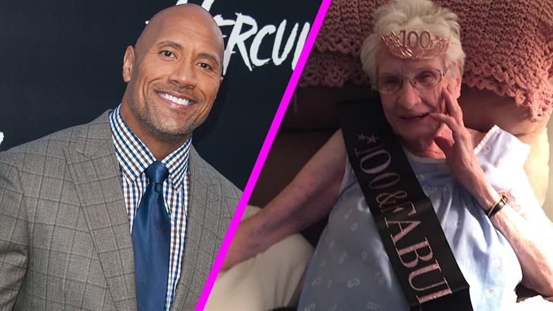 Dwayne 'The Rock' Johnson Serenades 100-Year-Old Fan For Birthday | Access