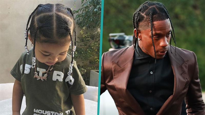 Travis Scott Proudly Shares Adorable Photos Of Stormi Webster Rocking ...