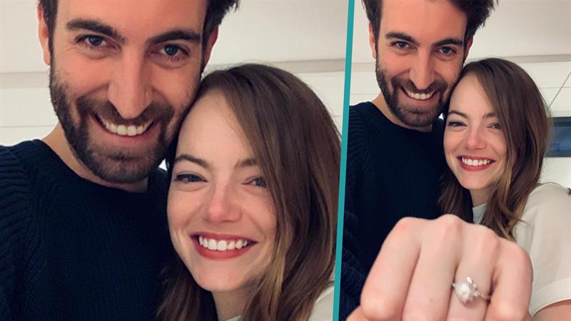 Emma Stone Is Engaged To Dave McCary & Shows Off Stunning Ring In Rare ...