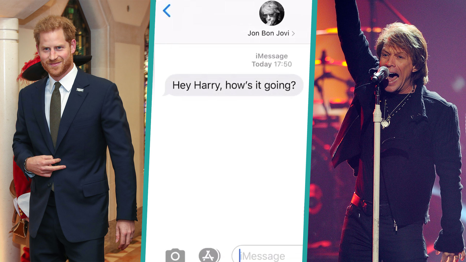 Meghan Markle And Prince Harry Share Cheeky ‘Text’ Convo With Jon Bon ...