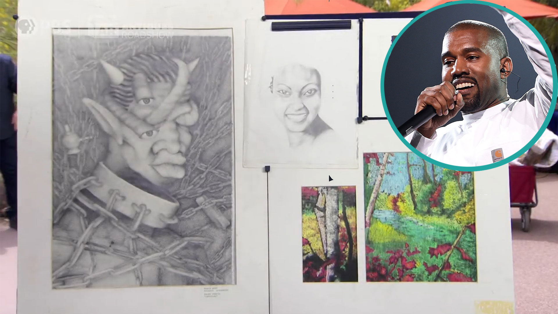 Kanye West’s High School Artwork Appraised On ‘Antique Roadshow’ | Access