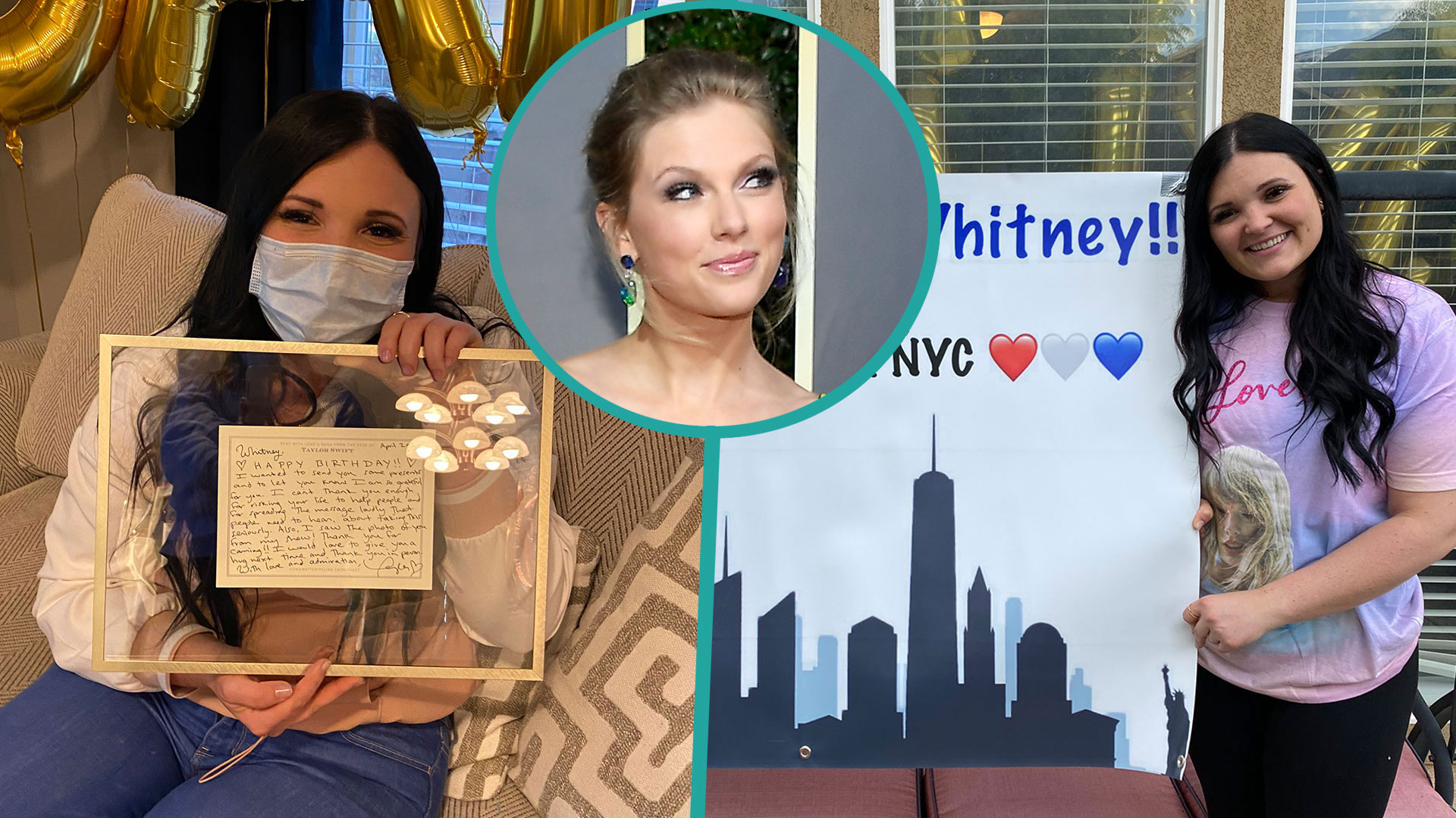 Taylor Swift Sends Gifts & Handwritten Birthday Note To Nurse Working ...