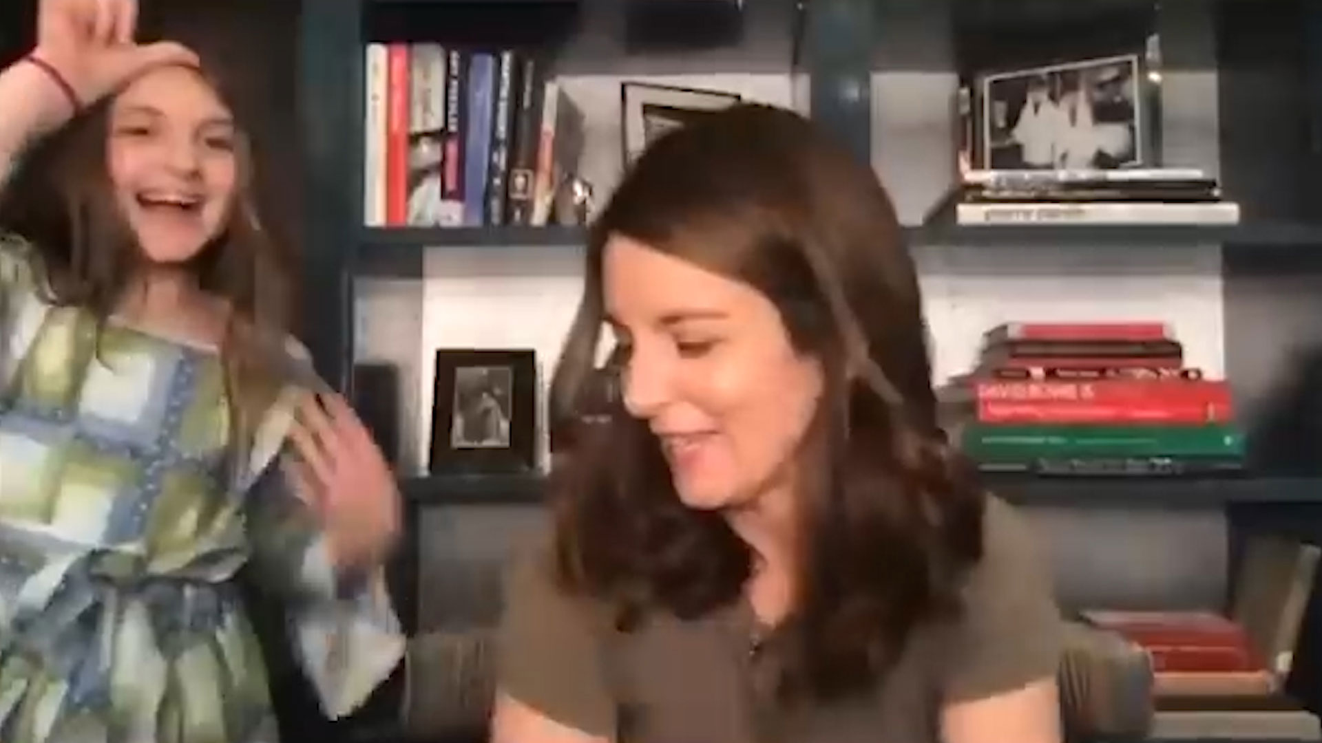 Tina Fey’s Daughter Calls Her Loser After Crashing Interview | Access
