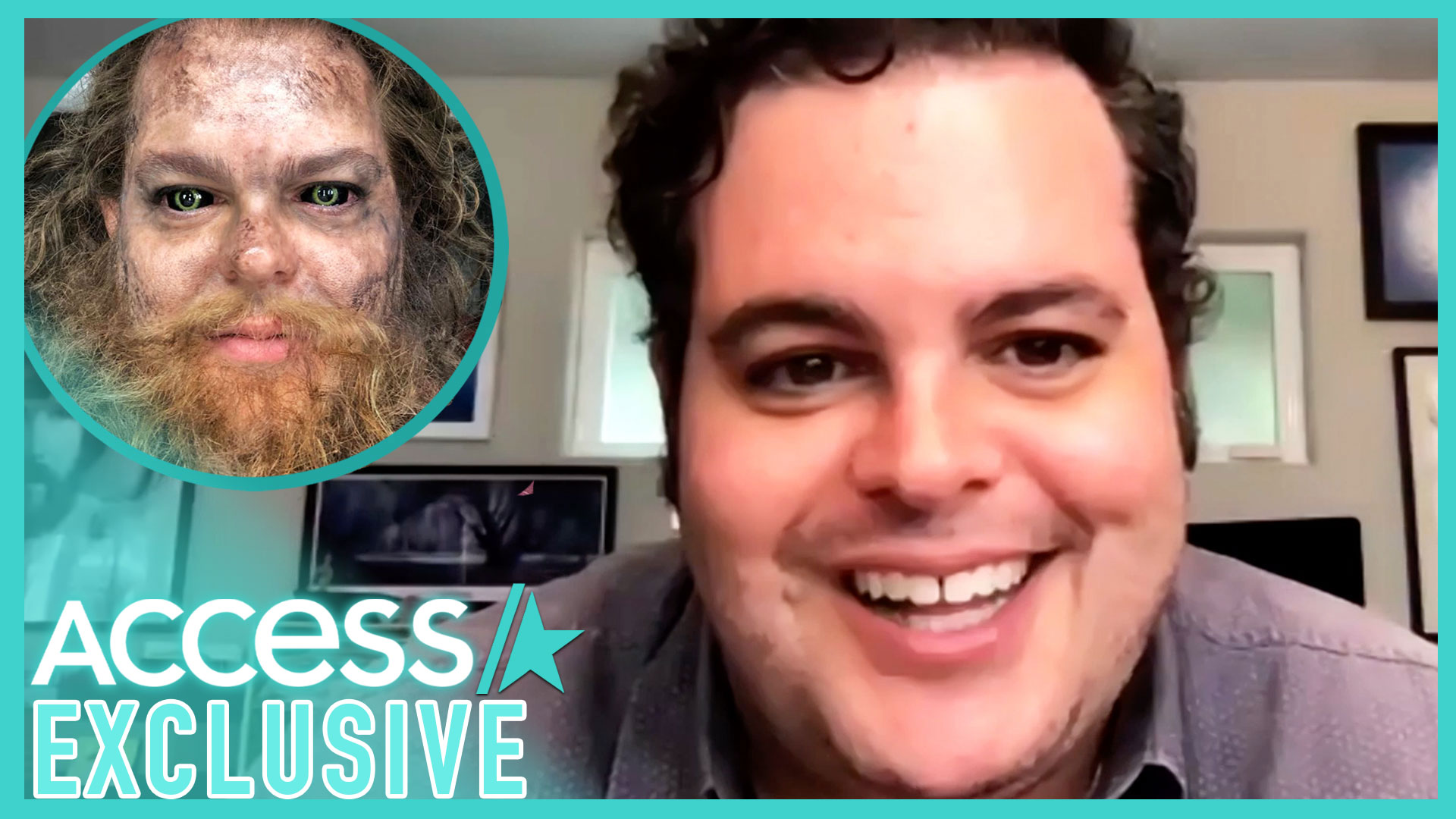 Josh Gad's Daughters Weren't Fans Of His Wild 'Artemis Fowl' Look | Access