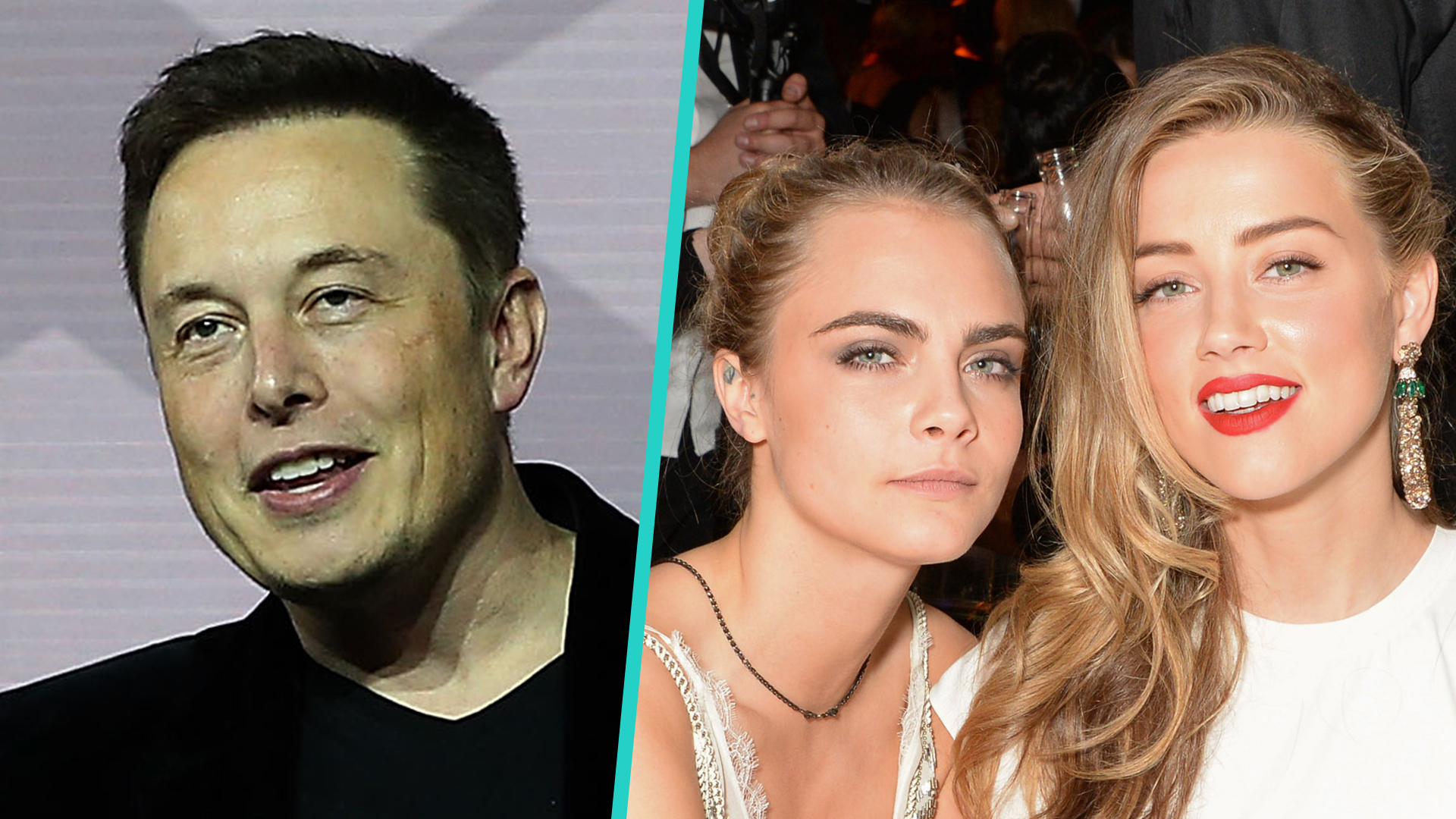 Elon Musk Denies Threesome With Amber Heard Cara Delevingne Access