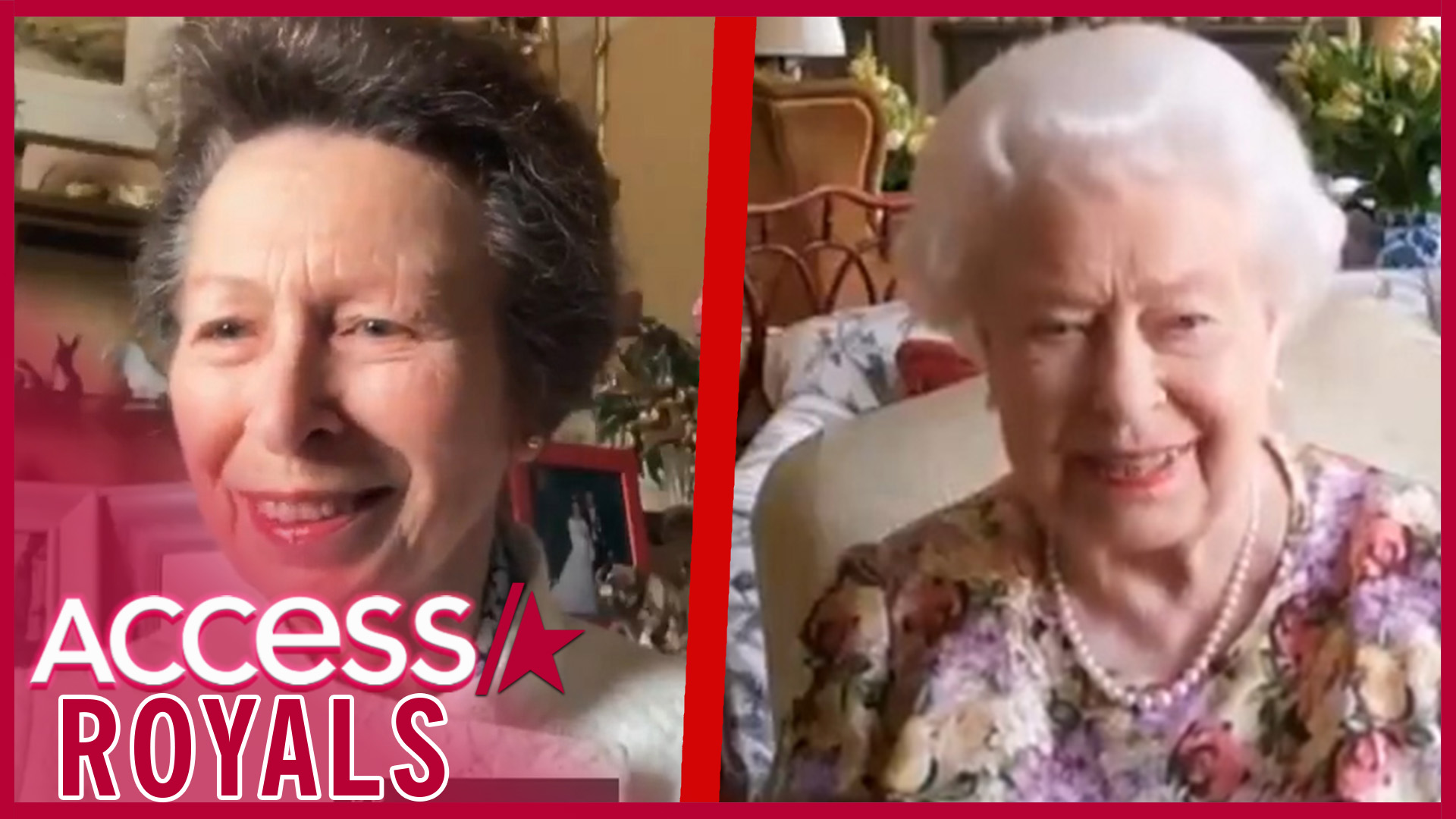 Princess Anne Coaches Mom Queen Elizabeth Through Video Chat | Access