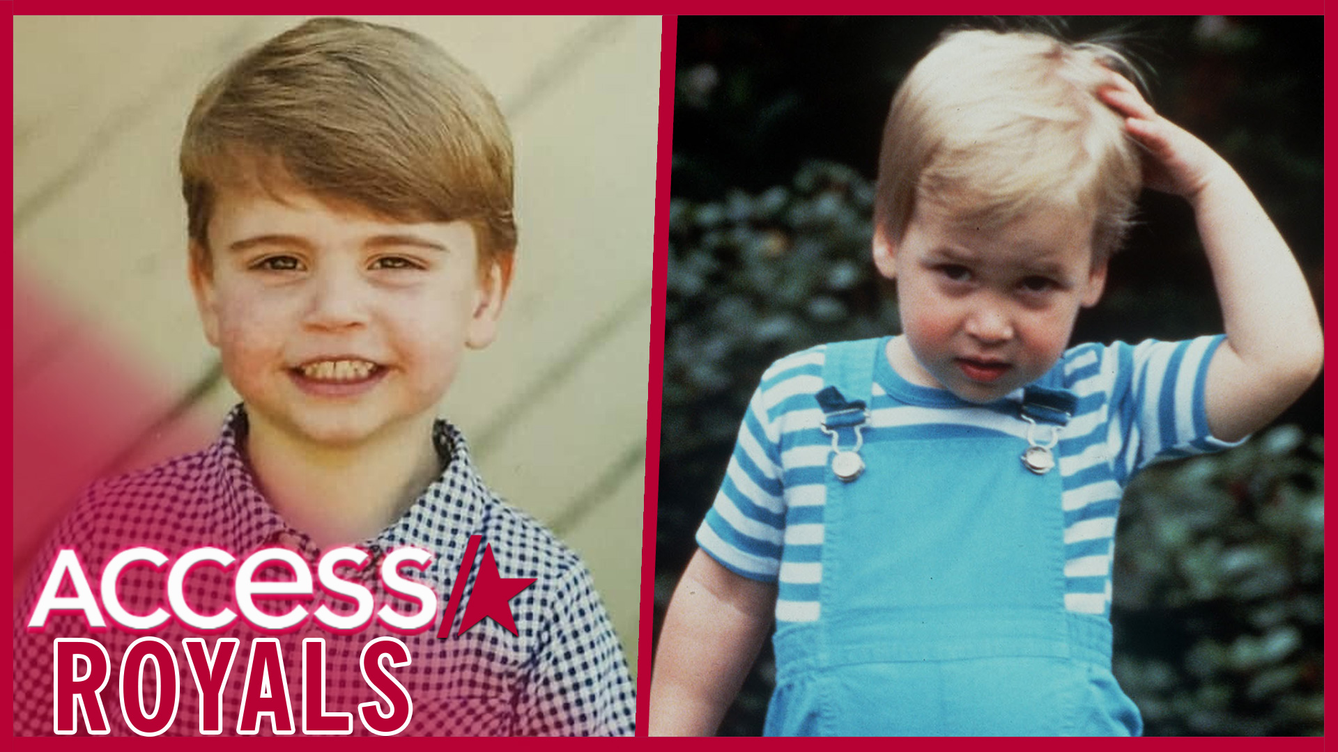 Prince Louis Has Prince William's Rosy Cheeks & Haircut In Never-Before ...