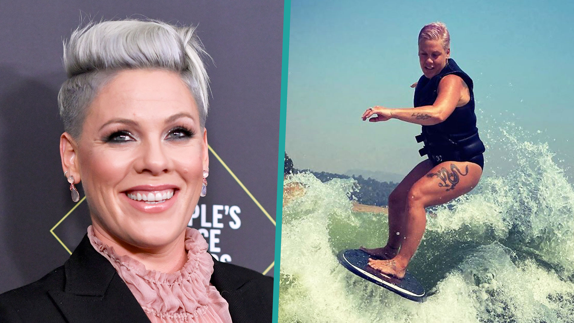 Pink Pens Empowering Message About Her 'Thunder Thighs' | Access