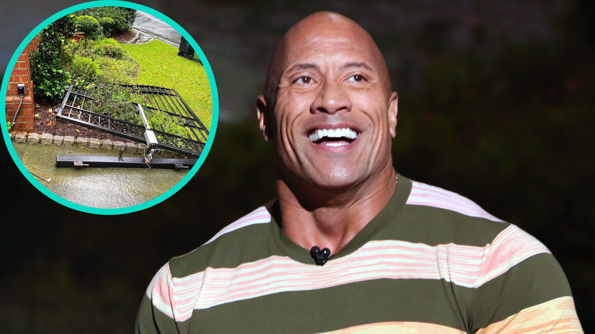 Dwayne 'The Rock' Johnson Tore Off His Front Gate With Bare Hands: 'Not ...