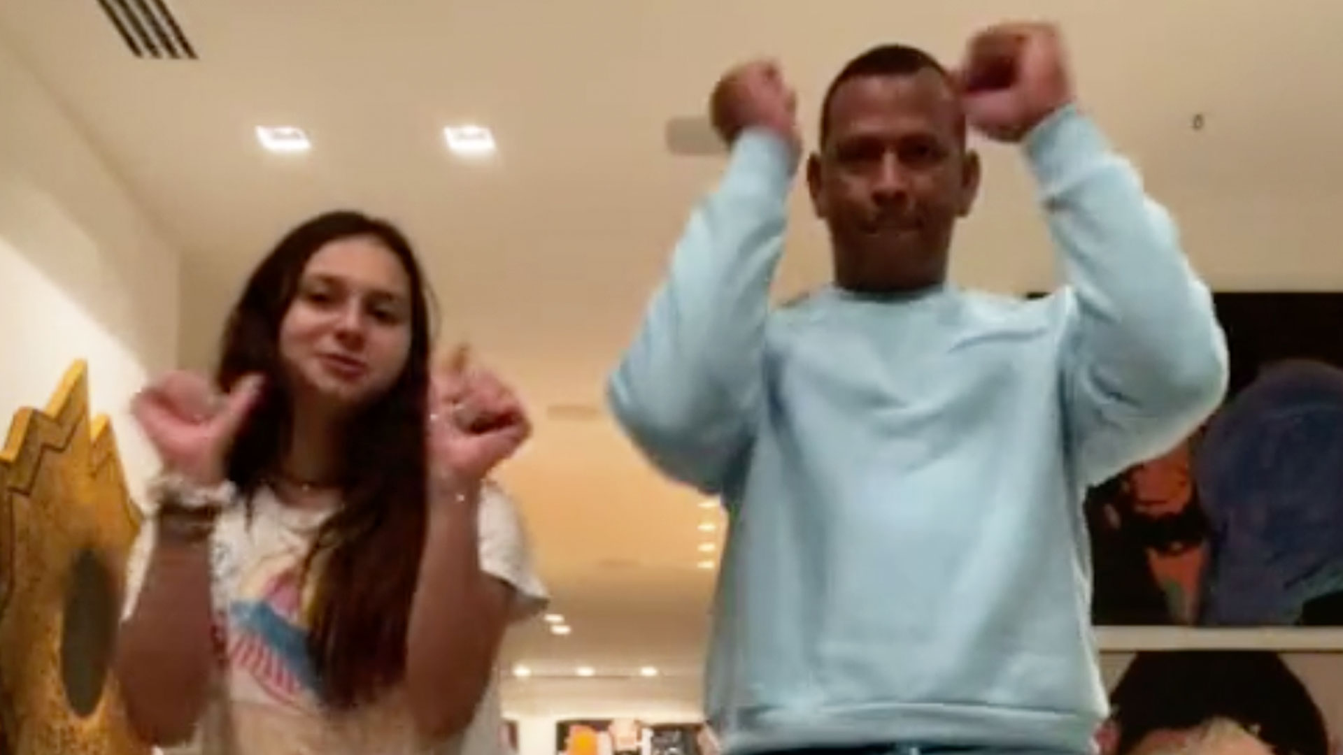 Alex Rodriguez Busts Out Popular TikTok Dance Moves With Daughter ...