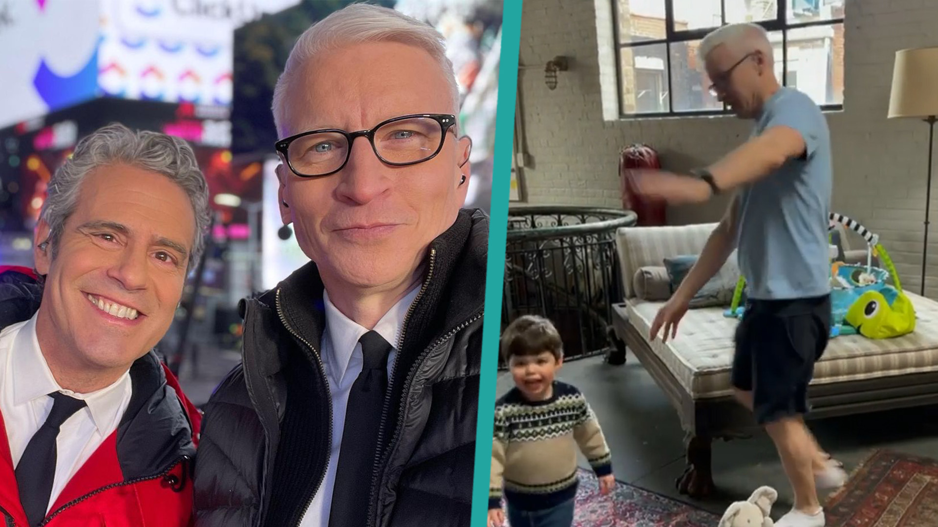 Anderson Cooper Chases Andy Cohen's Son Ben In Adorable Clip: 'All The ...