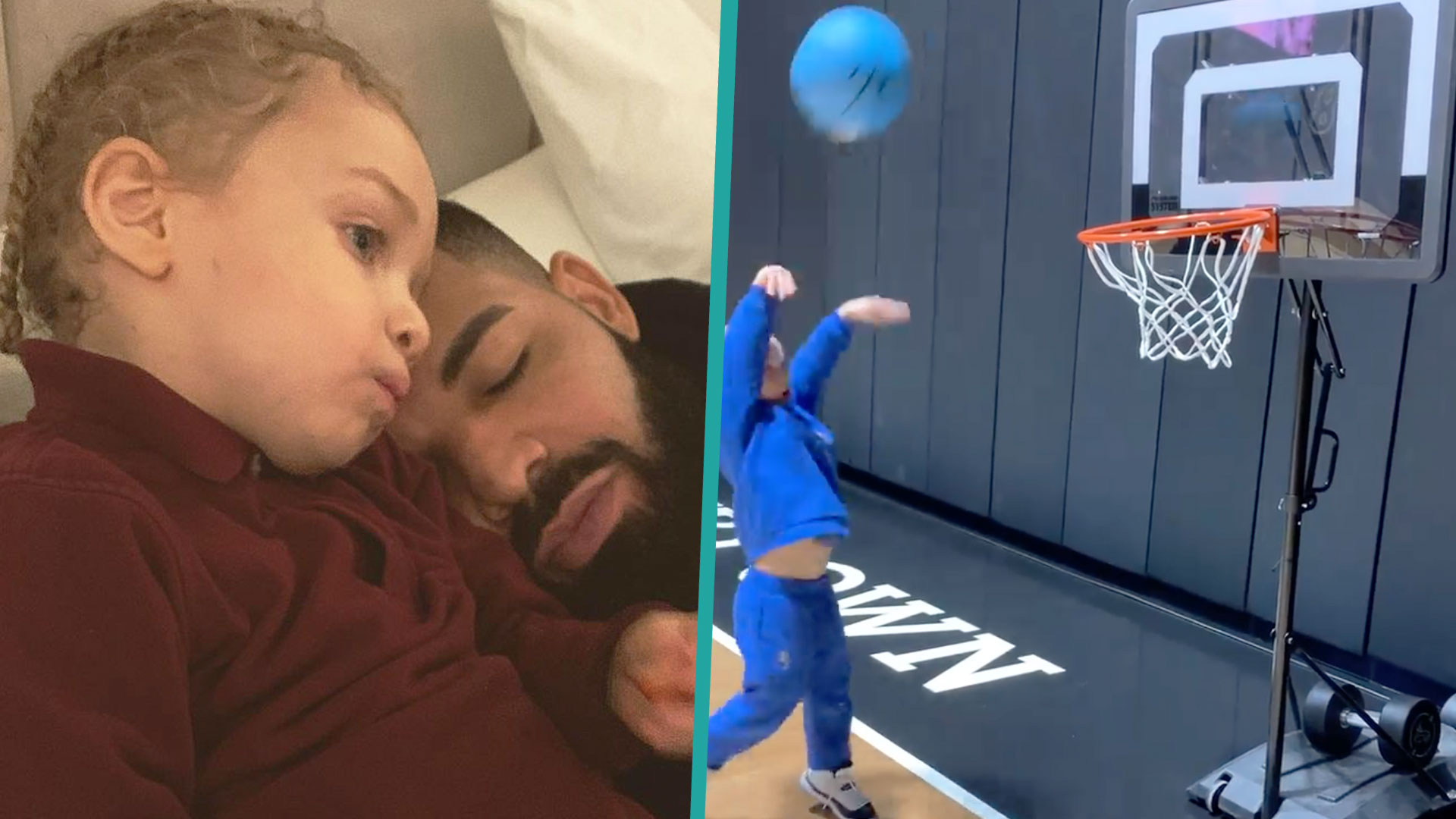 Drake's 3-Year-Old Son Adonis Expertly Shoots Hoops In Impressive Video ...
