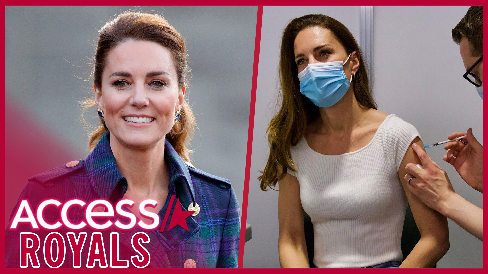 Kate Middleton Shows Off Sculpted Arms While Getting Covid-19 Vaccine ...