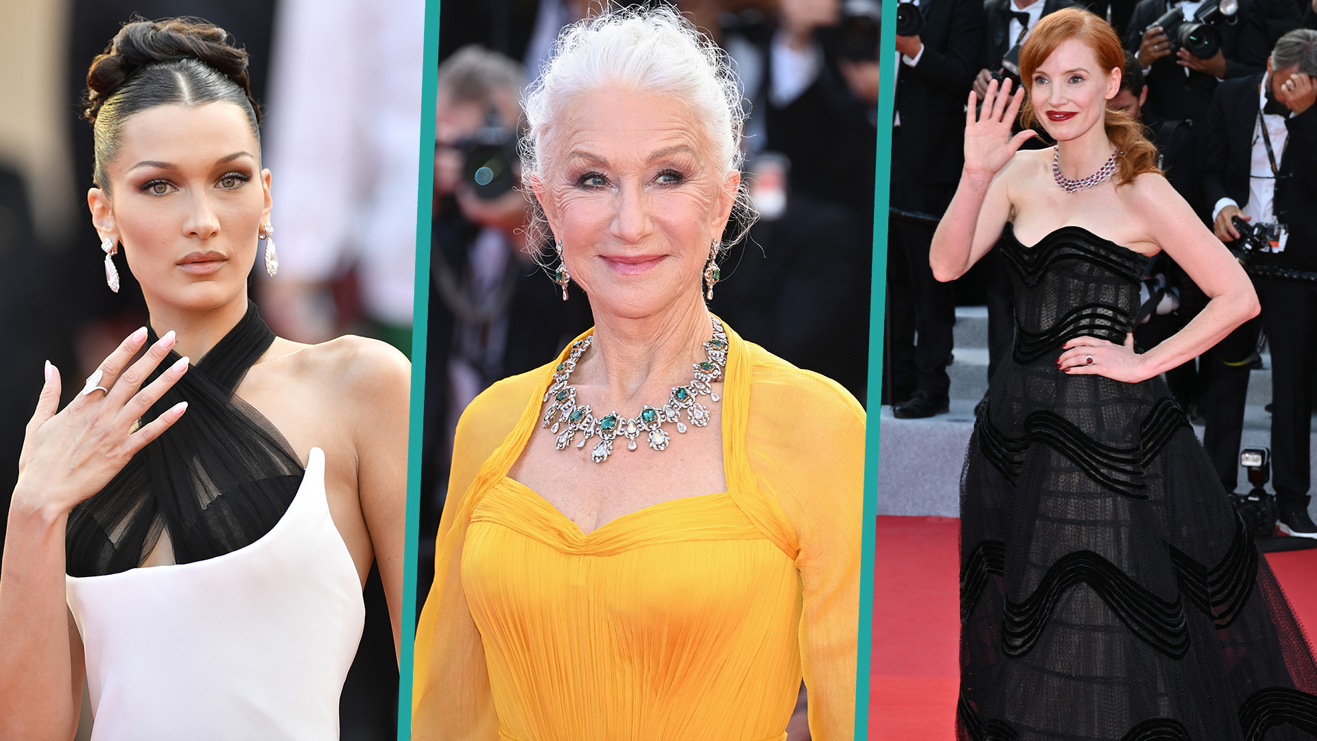 Bella Hadid, Jessica Chastain, And Helen Mirren Look Stunning At 2021 ...