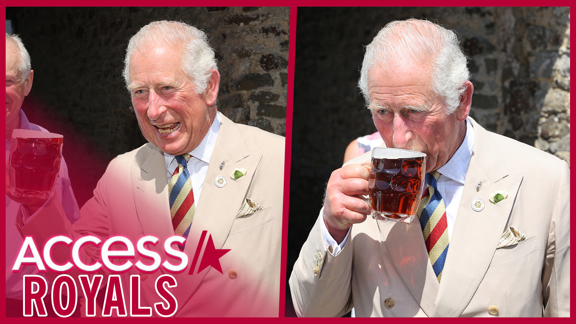 Prince Charles Raises A Glass & Sips A Pint Of Beer With Camila During ...