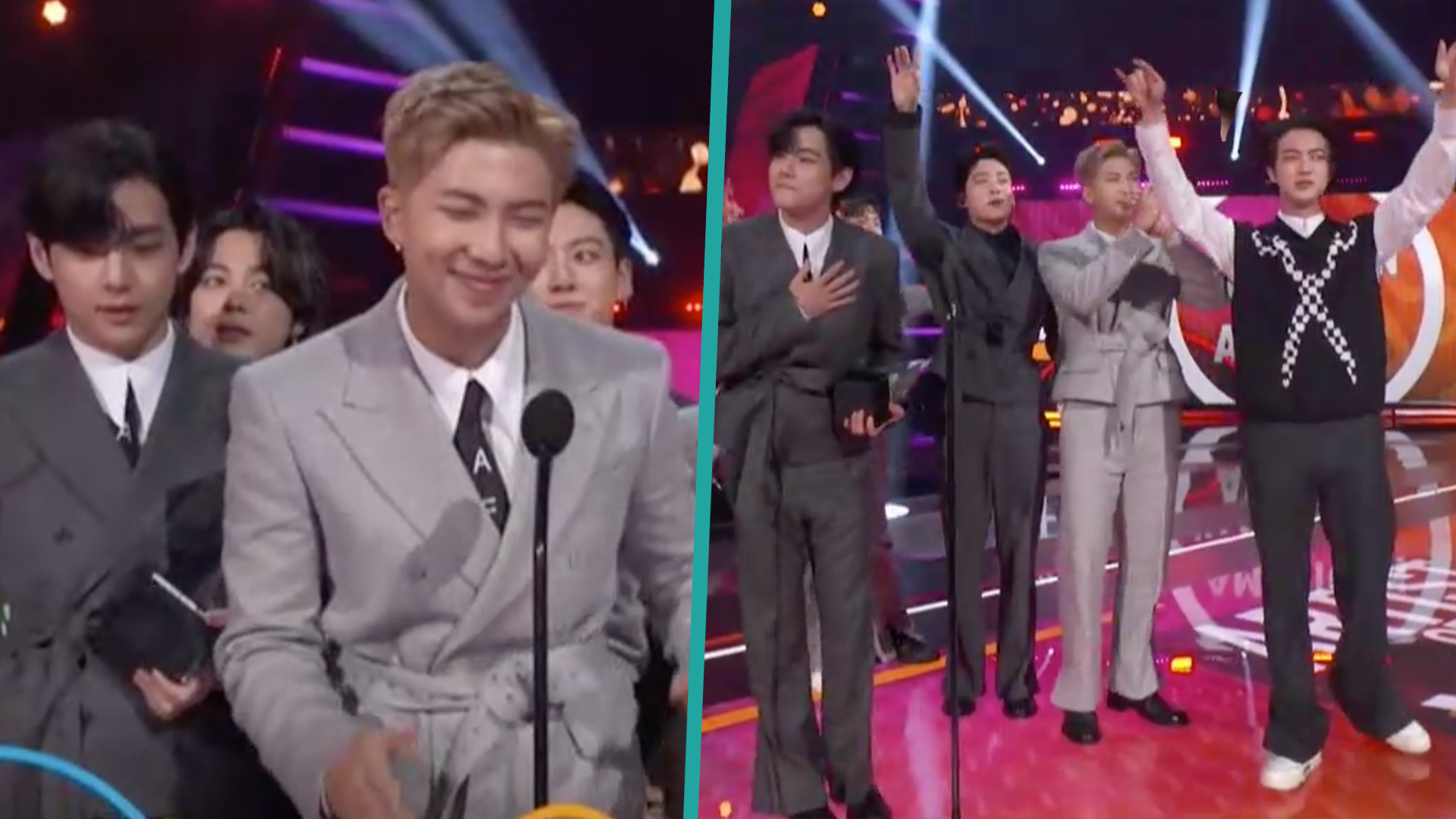 BTS Wins Big At 2021 American Music Awards Sweeping Every Category They ...