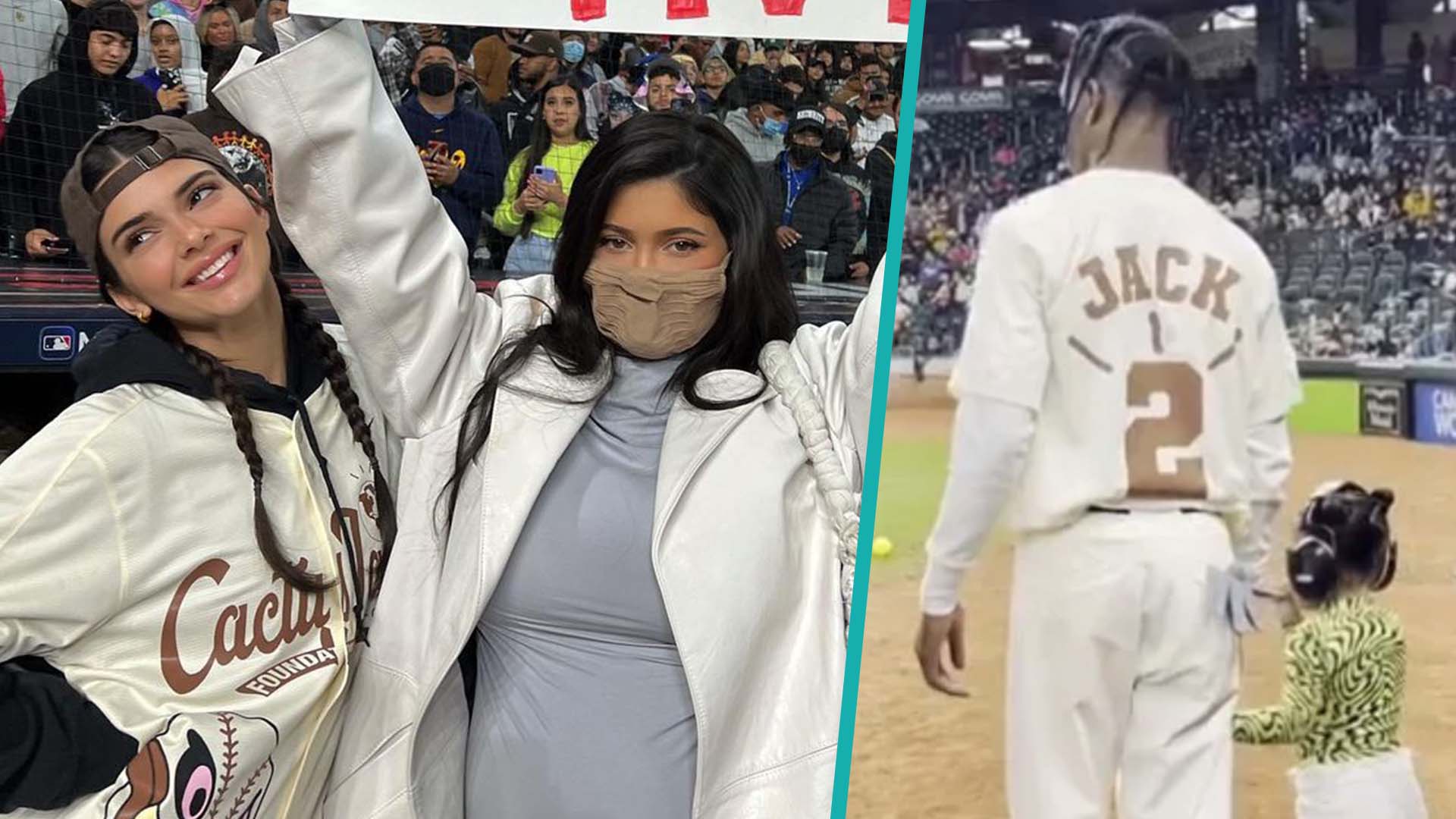 Kylie Jenner Cheers On Travis Scott & Kendall Jenner With Stormi At ...