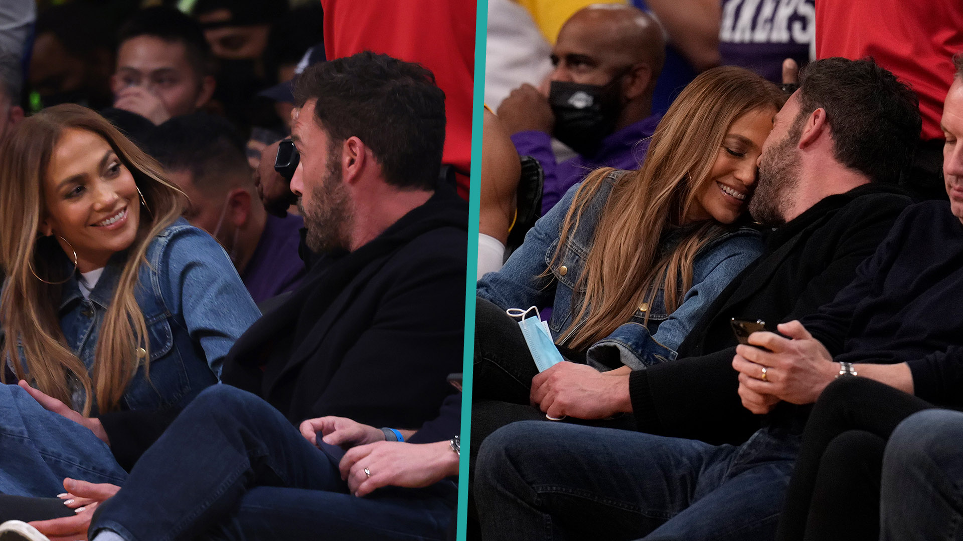 Jennifer Lopez & Ben Affleck Share Smiles and Laughs at NBA Game | Access