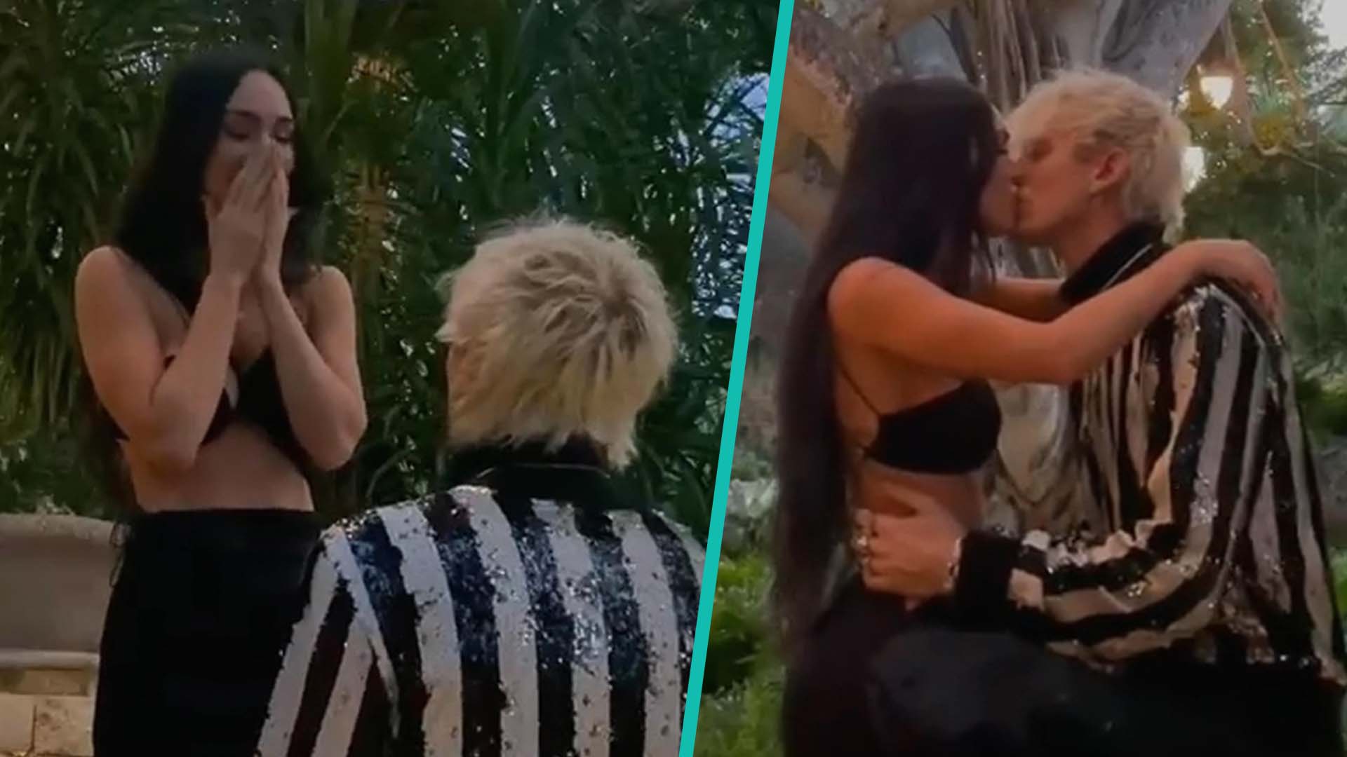 Megan Fox & Machine Gun Kelly Announce Engagement With Proposal Video: 'We Drank Each Other's ...