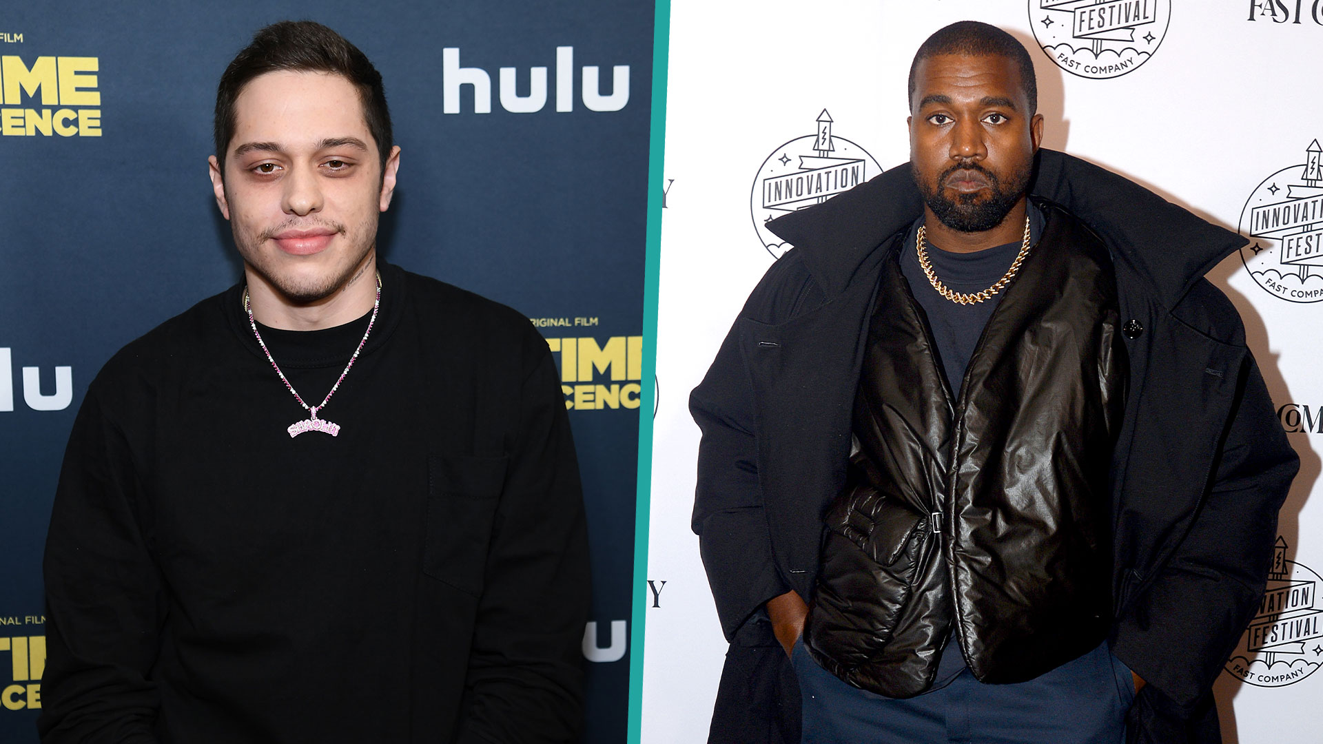 Pete Davidson Confronts Kanye West About Kim Kardashian In Alleged Text ...