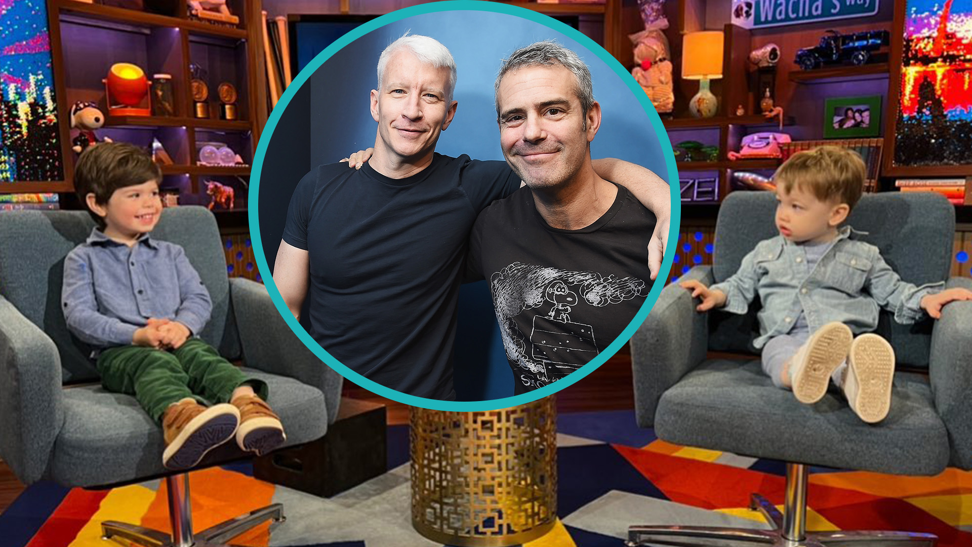 Andy Cohen & Anderson Cooper's Sons Adorably Take Over 'Watch What ...