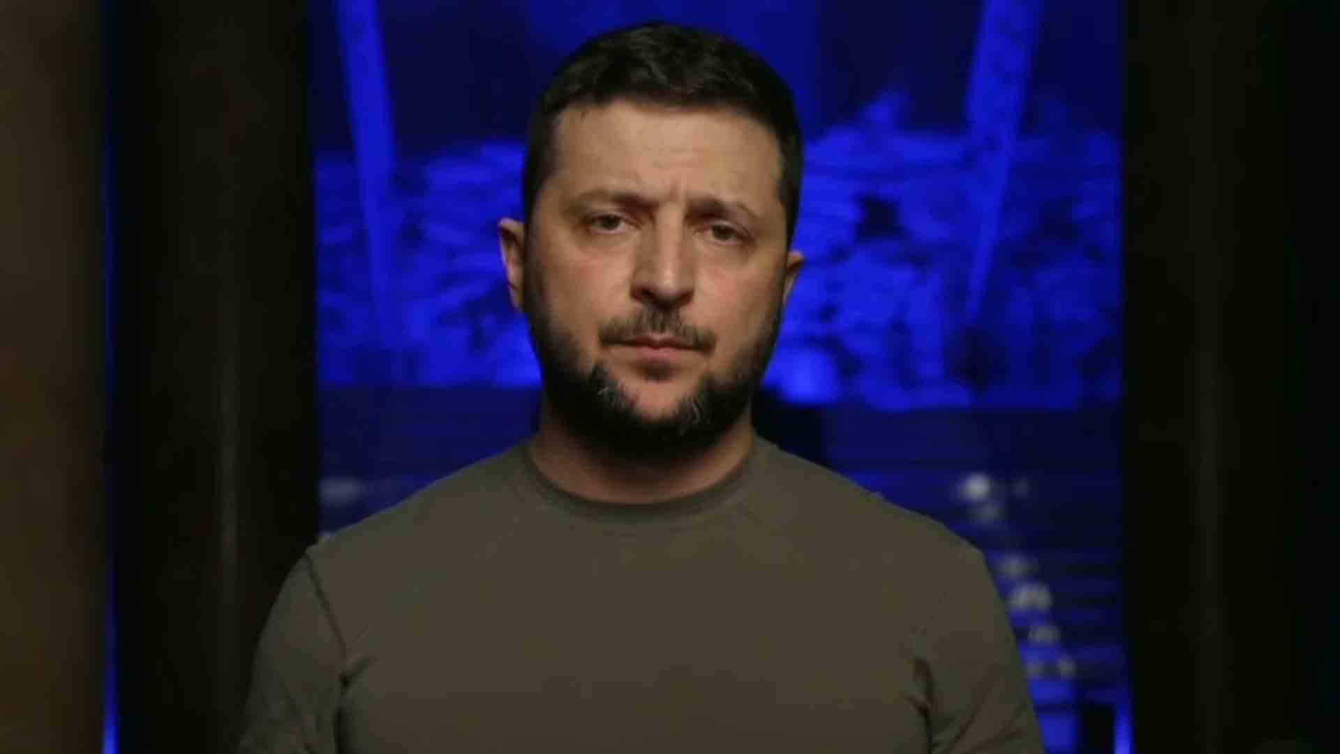 Ukraine's President Zelenskyy Delivers Powerful Message At 2022 Grammys ...