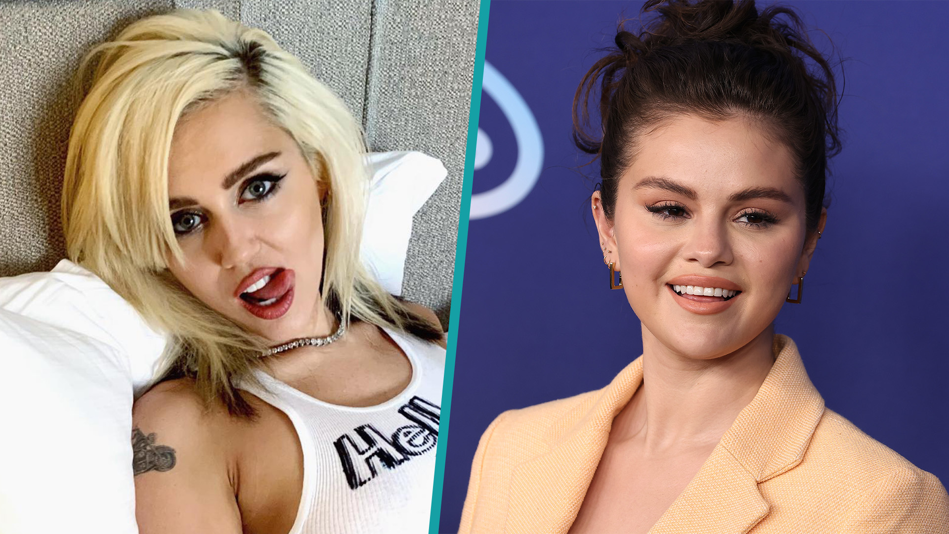 Miley Cyrus Reacts To Selena Gomezs Spot On Saturday Night Live