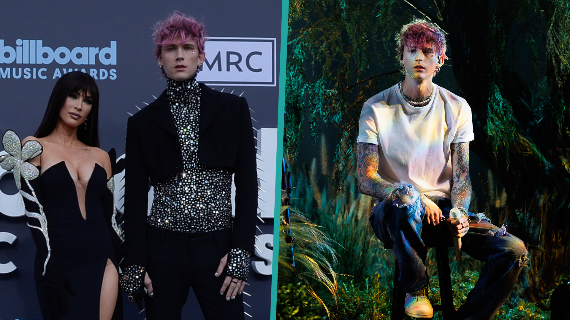 Machine Gun Kelly Emotionally Pays Tribute To 'Wife' Megan Fox & Their ...