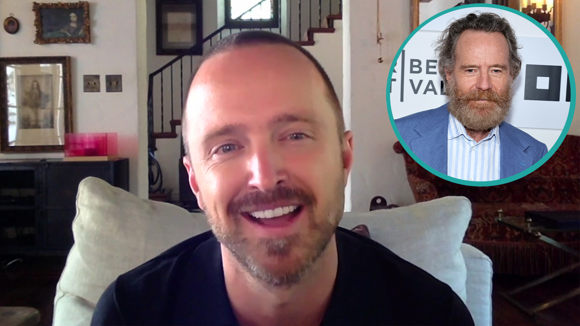 Aaron Paul Says Bryan Cranston Is A 'Good Godparent' To His Son Ryden ...