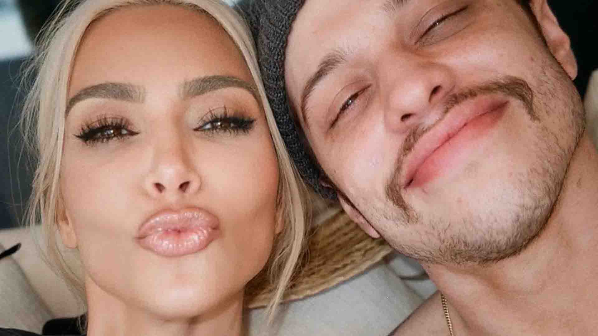 Kim Kardashian & Pete Davidson All Smiles Packing On PDA In New Photos ...