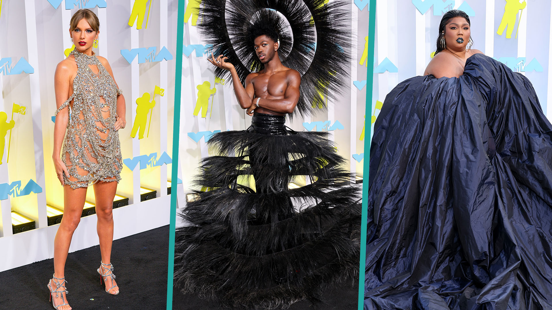 Taylor Swift, Lil Nas X, Lizzo & More Stars Rock Bold Styles At The ...