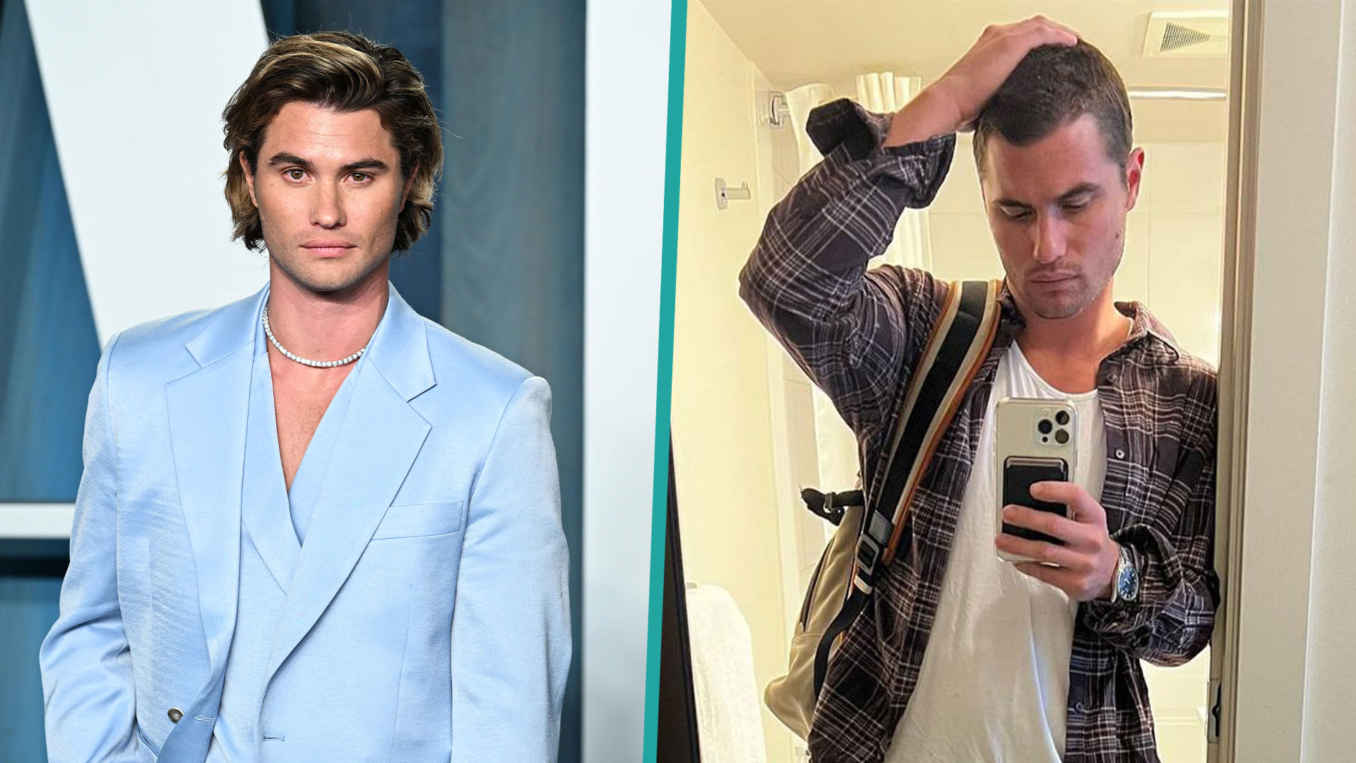 Chase Stokes Shocks Fans By Cutting Off His Signature Curly Locks After ...