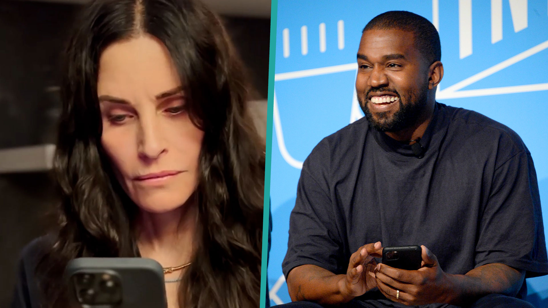 Courteney Cox Has Funny Reaction To Kanye West Saying ''Friends' Wasn't ...