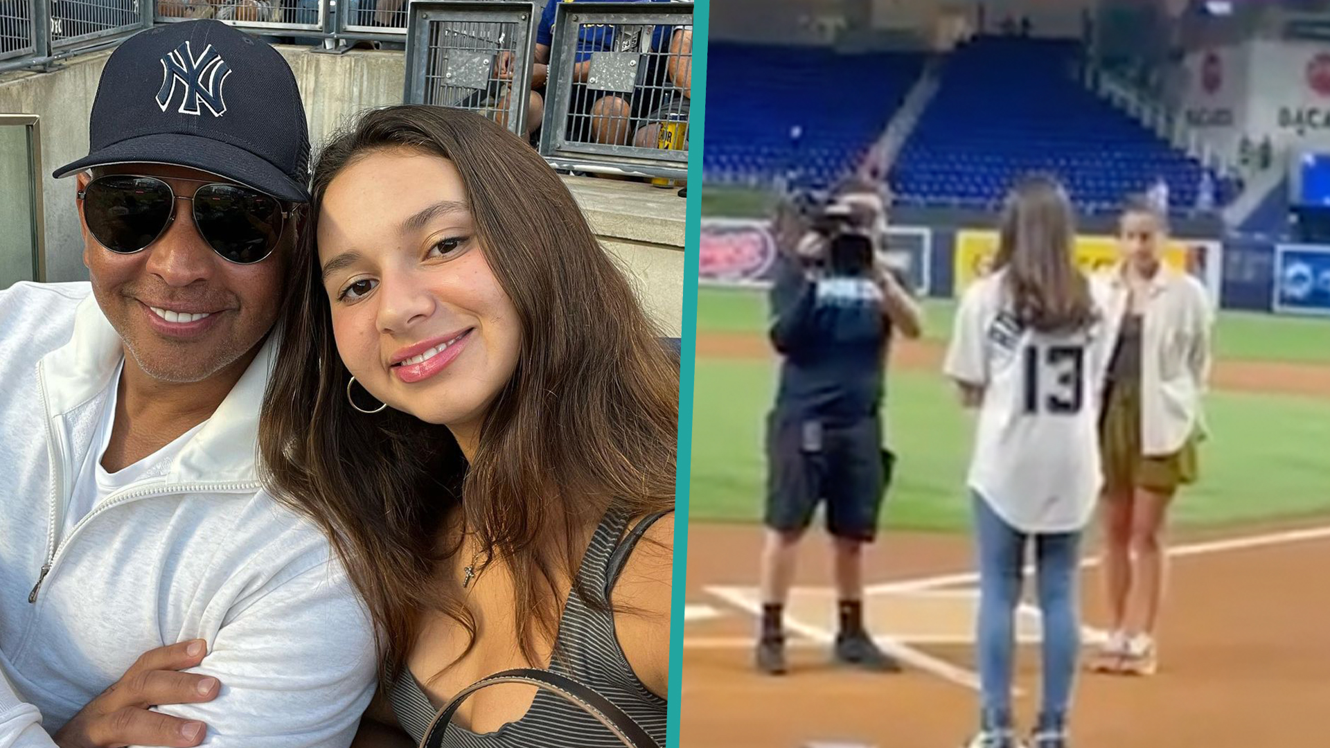 Alex Rodriguez’s Daughter Natasha Sings National Anthem At Miami ...