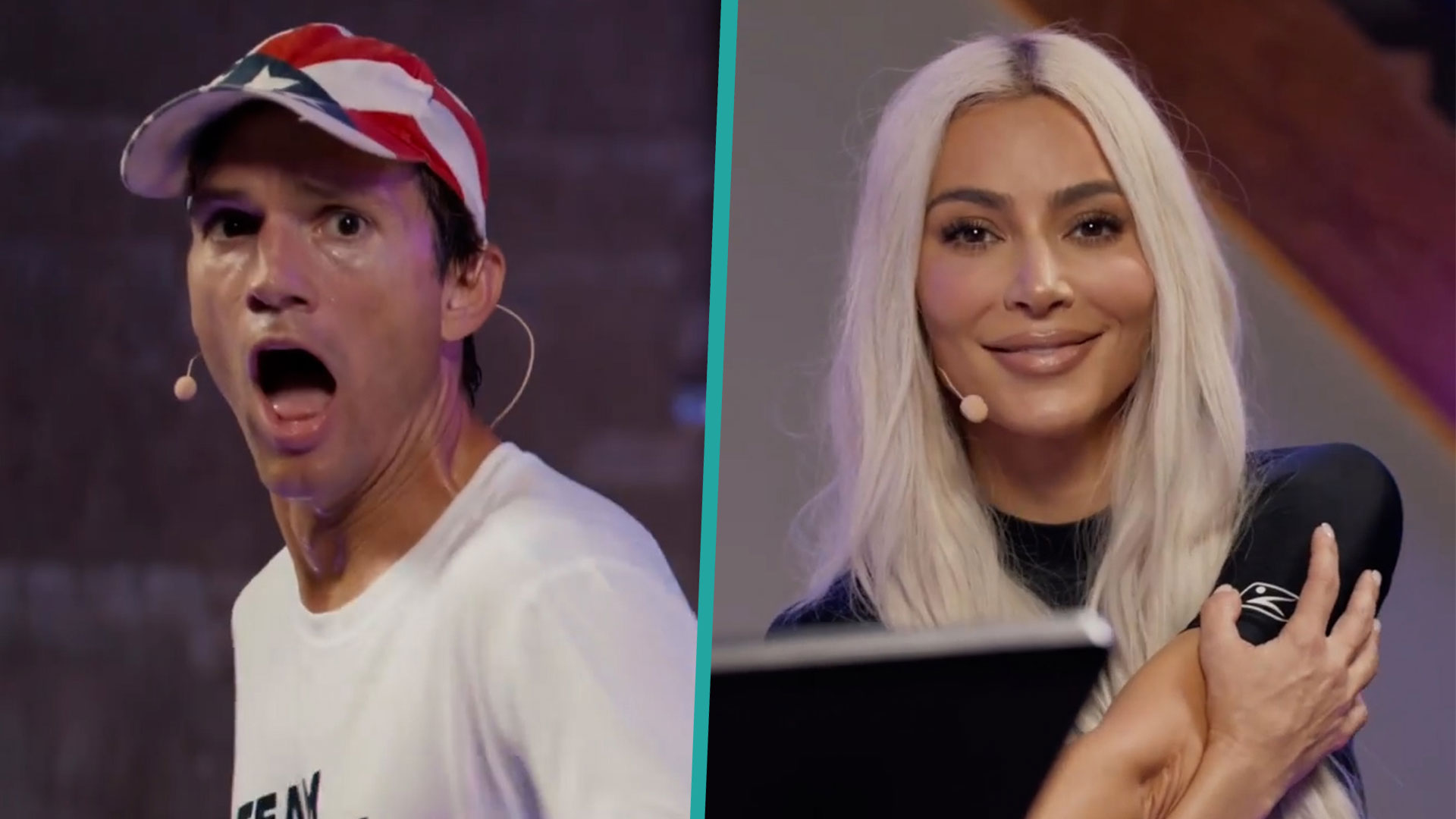 Ashton Kutcher Stunned By Kim Kardashian's Running Pace During Joint ...