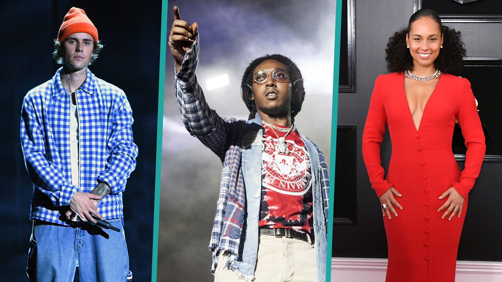 Justin Bieber & Alicia Keys To Perform At Migos Rapper Takeoff's ...