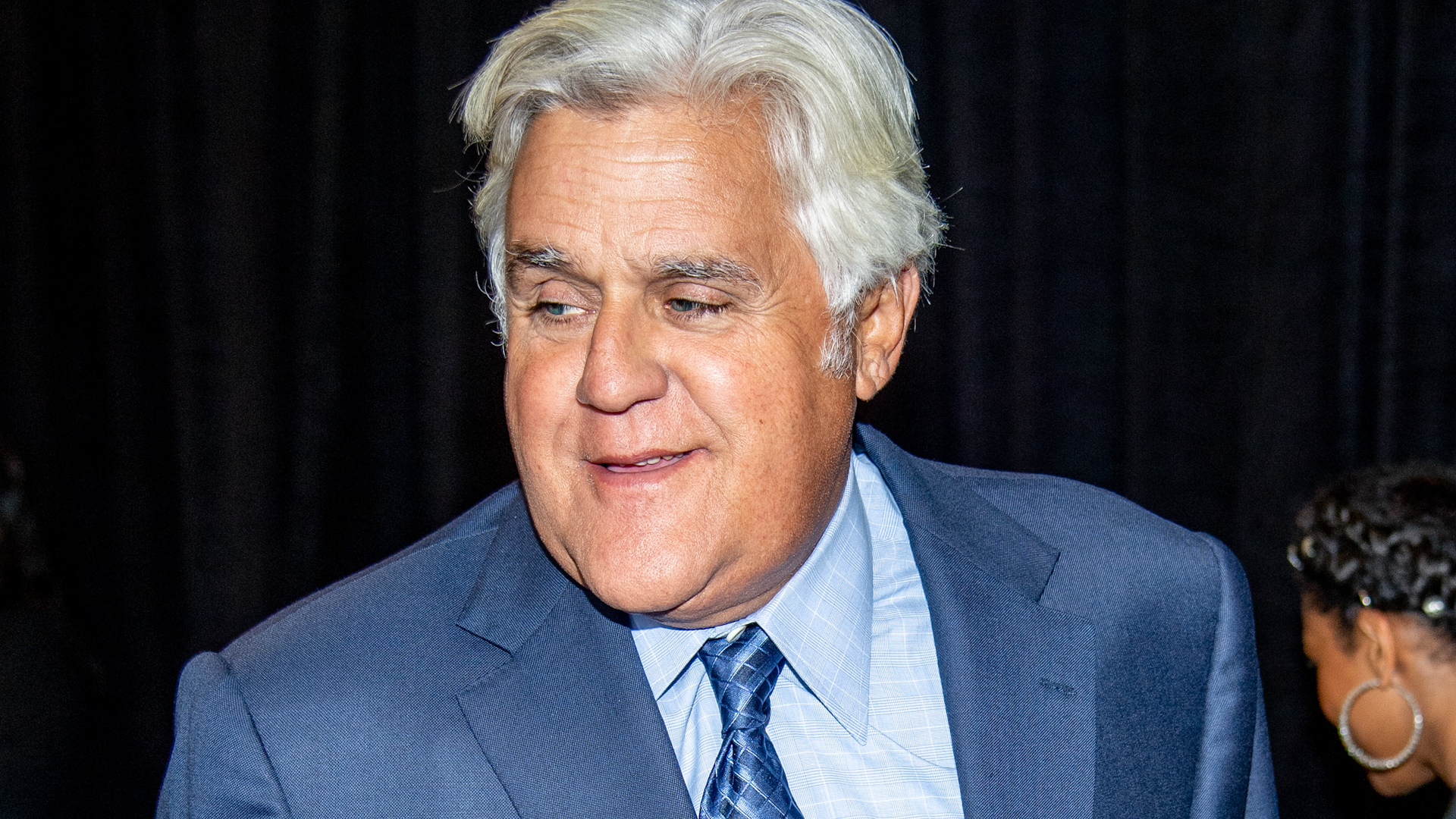 Jay Leno Jokes His 'New Face' Is 'Better Than What Was There Before' Garage Accident | Access