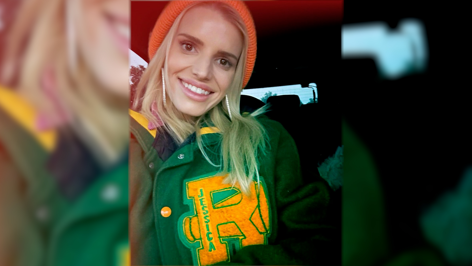 Jessica Simpson Still Fits Into Her 8th Grade Cheerleader Jacket In ...