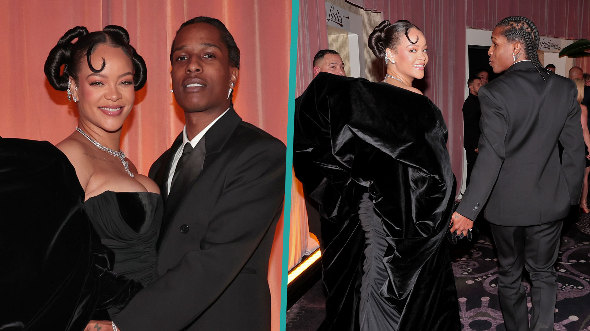 Rihanna & A$AP Rocky Hold Hands At Golden Globes As Singer Reacts To ...