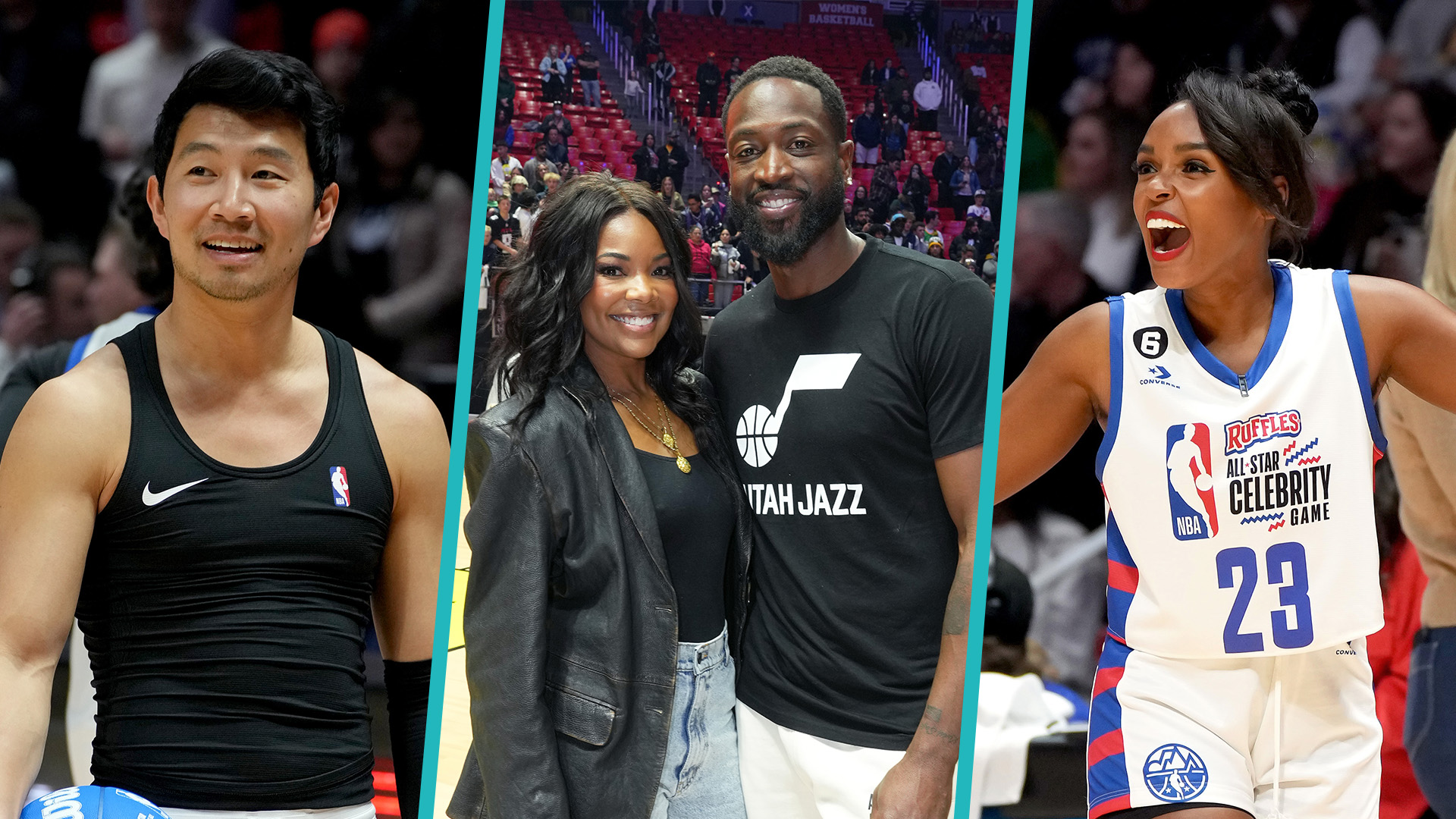 Janelle Monae, Simu Liu, Dwyane Wade & More Hit The Court For 2023 NBA Celebrity All-Star Game ...