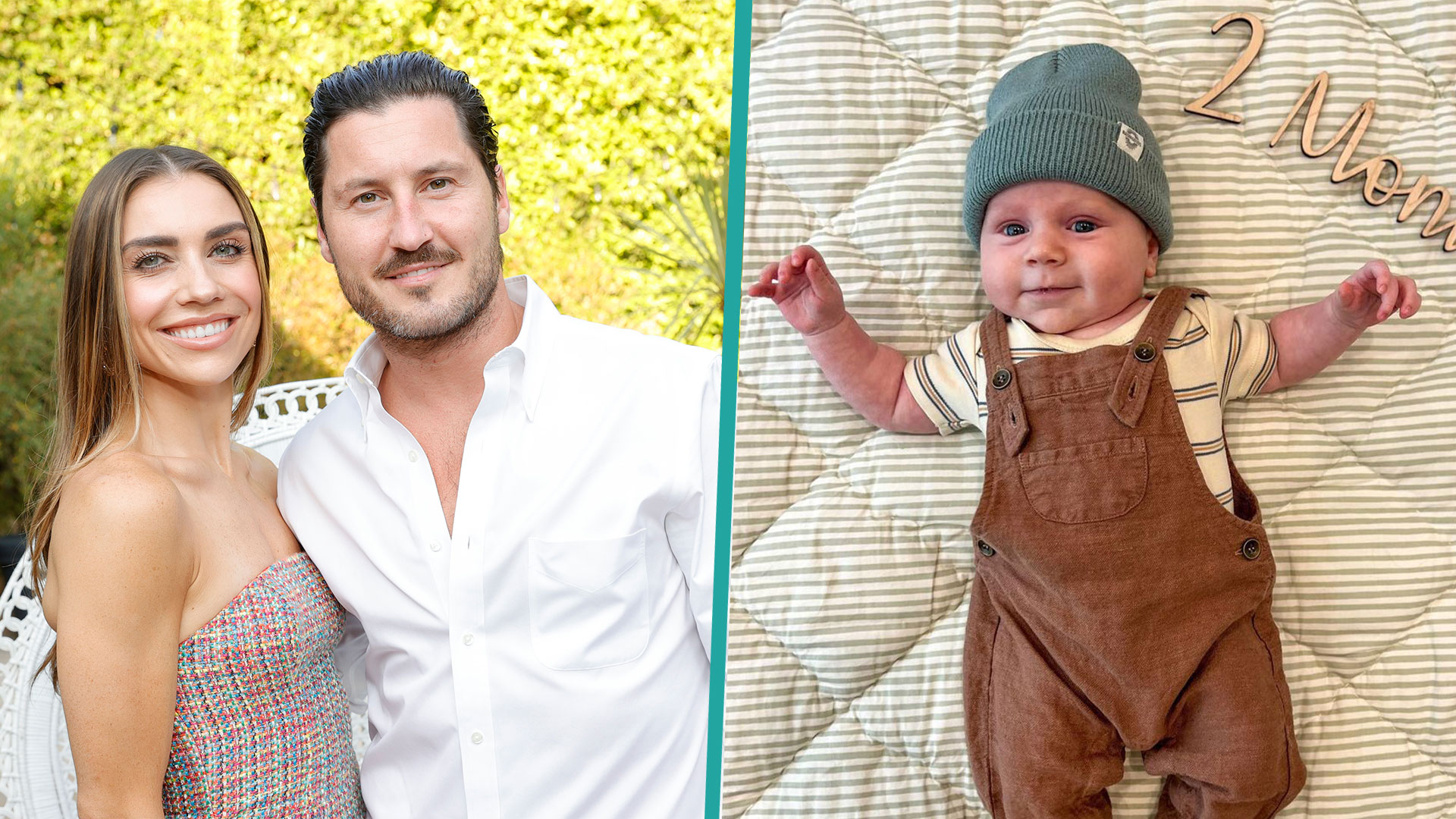 Val Chmerkovskiy & Jenna Johnson Reveal Newborn Son Is Their Rainbow ...