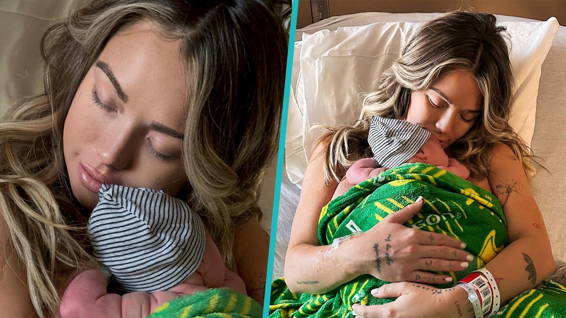 Kelly Kay, Girlfriend Of Late Football Star Spencer Webb, Gives Birth ...